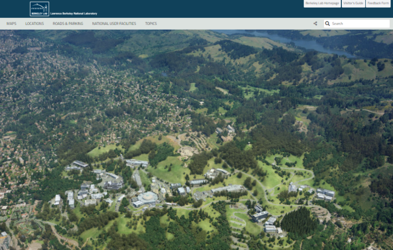 Berkeley Lab Interactive Site Map