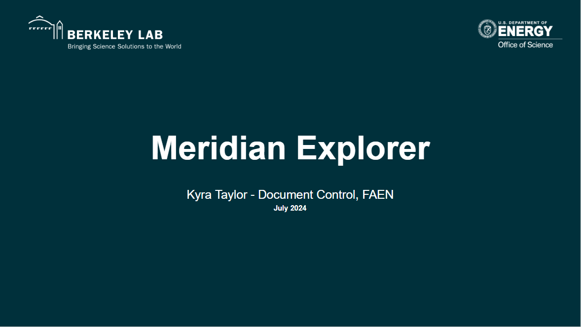 Meridian Document System